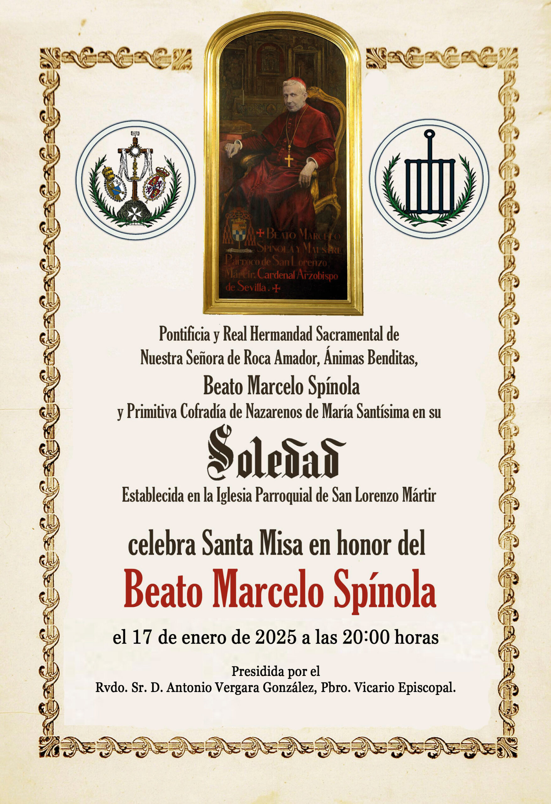 Función en honor del Beato Marcelo Spínola - Hermandad Sacramental de ...